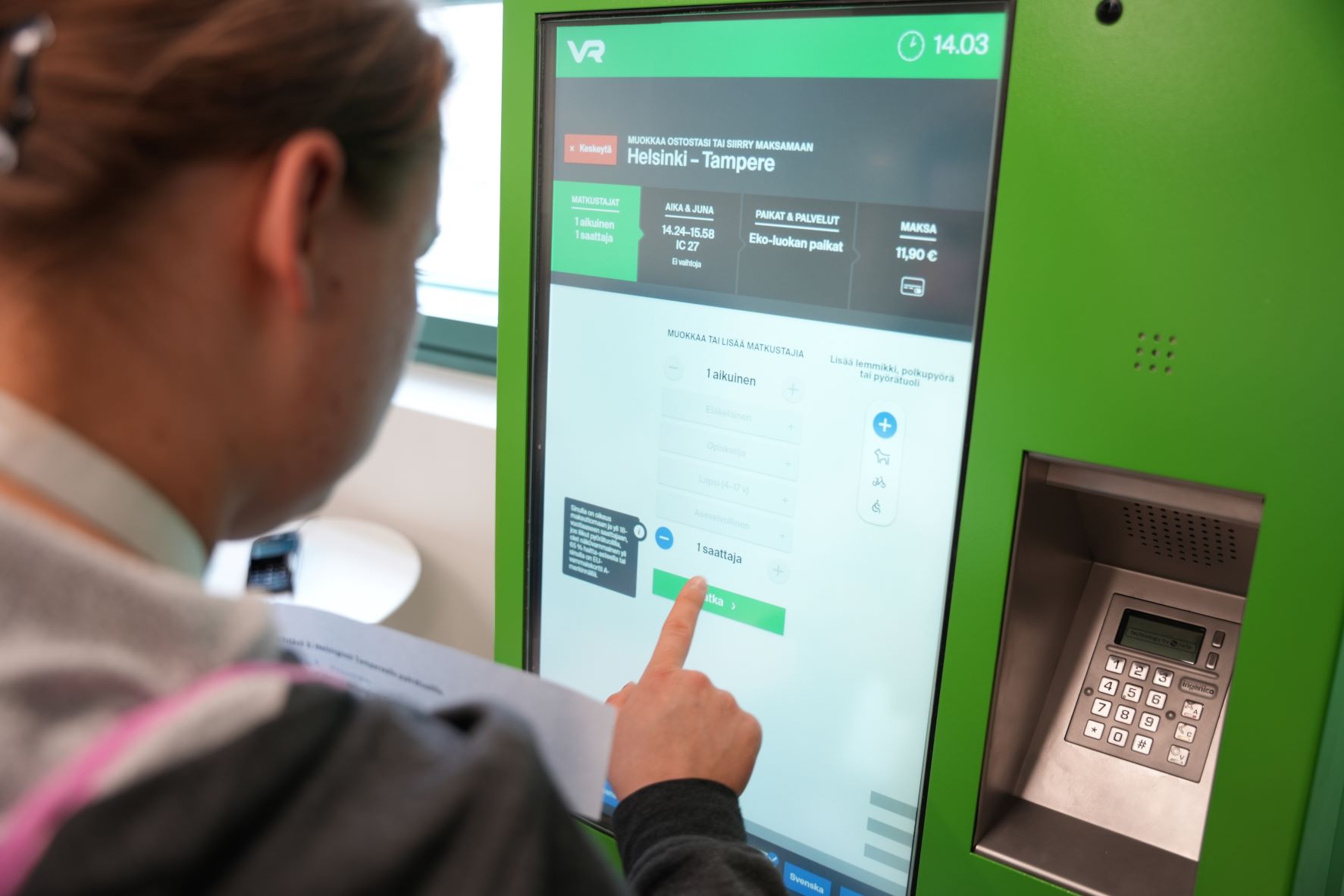 Selkeästi meille -hanke testasi VR:n sähköiset lipunmyyntikanavat ...